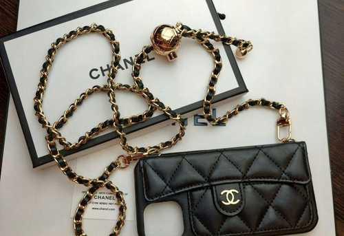 Чехол сумочка для iPhone 12 и 13 PRO Chanel Gift