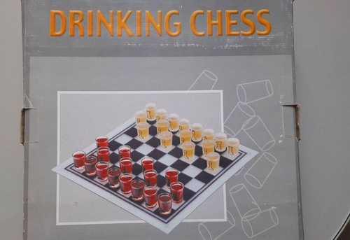 Набор "Drinking chess", алкошахматы