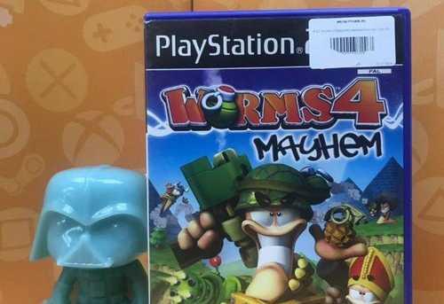 PS2 Worms 4 Mayhem (английская версия) б/у