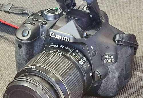 Зеркальный фотоаппарат canon 600d Kit 18-55 IS