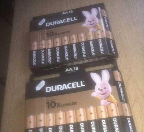 Батарейки duracell AA 18