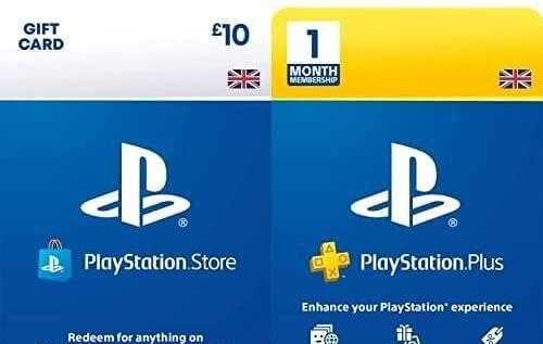 PlayStationStore карта пополнения UK