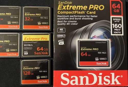 Sandisk extreme pro CF 160mb/s 32,64,128 gb