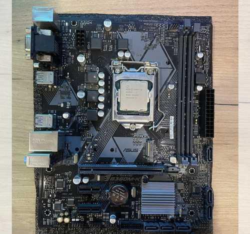 Комплект Intel core i3-8100   asus b360 prime