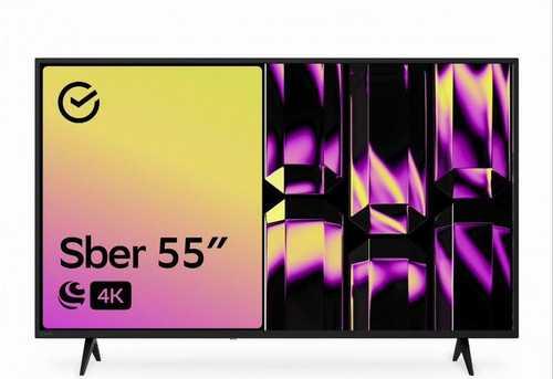 Телевизор Sber SDX-55U4010B, 55"(139 см), UHD 4K