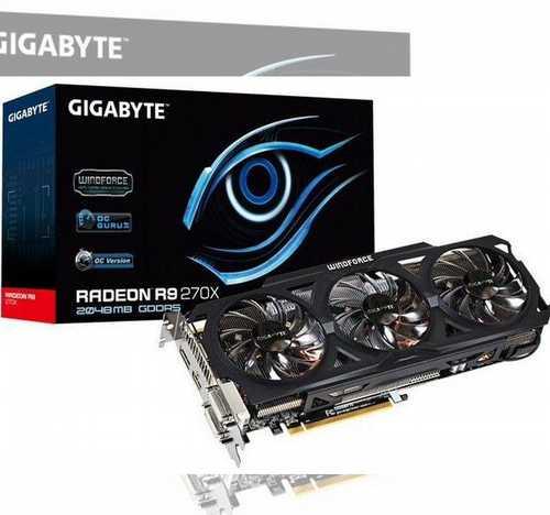 GigaByte AMD Radeon R9 270X 2048mb (x2) CrossFireX