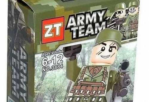 Военные Лего фигурки с оружием, лего солдатик