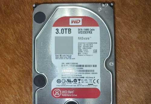 Жесткий диск Western Digital WD Red 3 тб WD30efrx