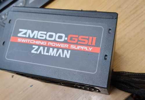 Блок питания zalman 600w zm600-gs2 (не включается