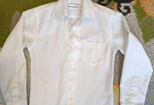 Рубашка белая на мальчика 110