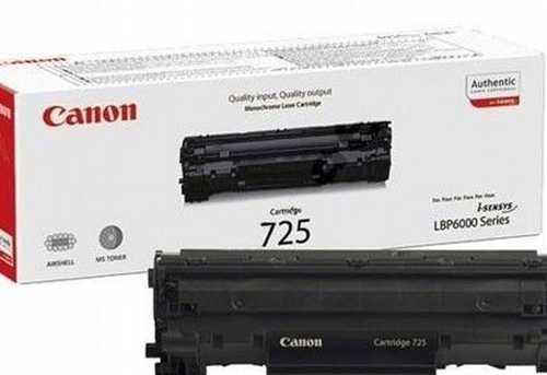Картридж Canon C-725, оригинальный черный/3484B002