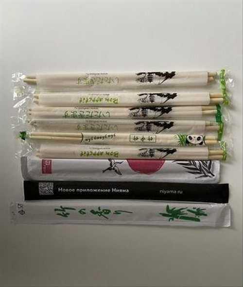 Палочки для суши/ бамбуковые палочки 11 шт