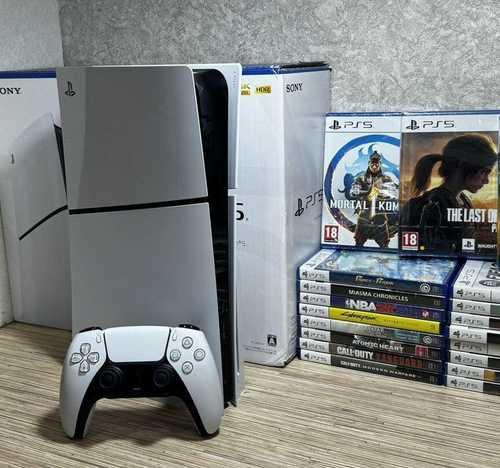 Sony PS5 Slim 1Tb   40 Игр