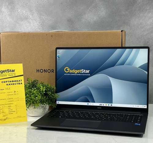 Ноутбук (honor, MagicBook X16 BRN-F58, Intel, Core i5, 12450H 8/12 2.0-4.4GHz, lpddr4x, 8Gb 4267MHz