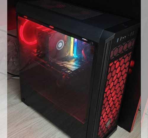 Игровой ПК, Core i3-12100F, Radeon RX 7800 XT 16 ГБ, RAM 16 ГБ