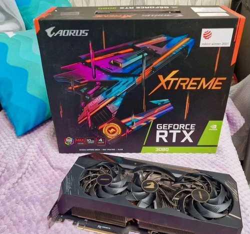 Видеокарта Nvidia RTX 3080 10GB aorus xtreme