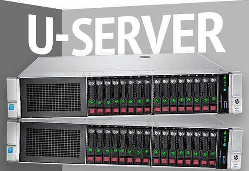 Сервер HP DL380 Gen9 16*2.5 2*2637v4 64Gb P840ar 2