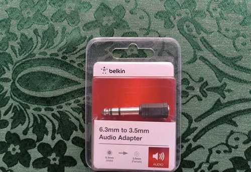 Аудио адаптер Belkin 6,3 мм новый