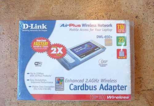 WiFi-адаптер для ноутбука D-Link AirPlus DWL-650+