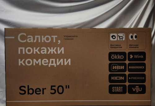 Телевизор Smart TV Sber 50", 127 см, 4K UltraHD