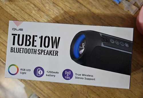 Блютуз колонка QUE Tube 10 Bluetooth speaker