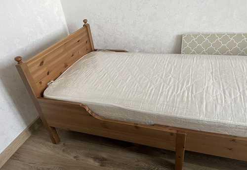 Матрас Орматек и кровать IKEA