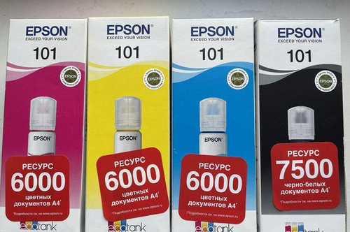 Чернила для принтера Epson L4150 и др
