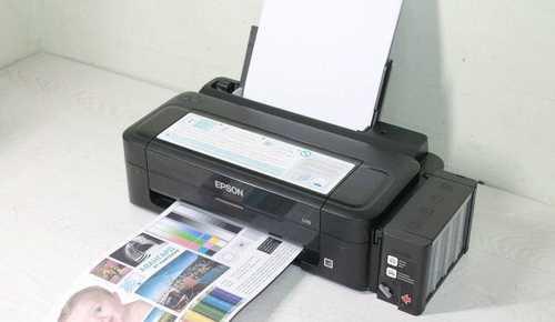 Принтер с снпч Epson L110 (заправлен)