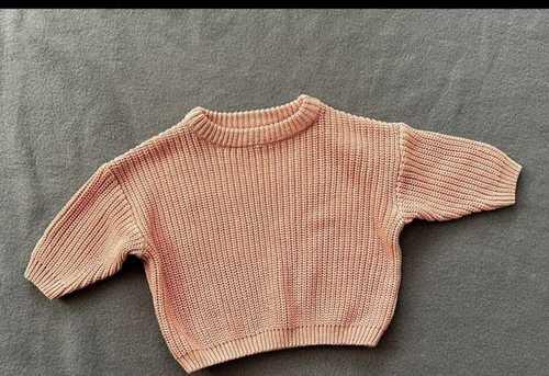 Детский вязаный свитер (оверсайз)