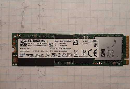 SSD Intel 600p 256gb M.2 NVMe PCle 3.0x4