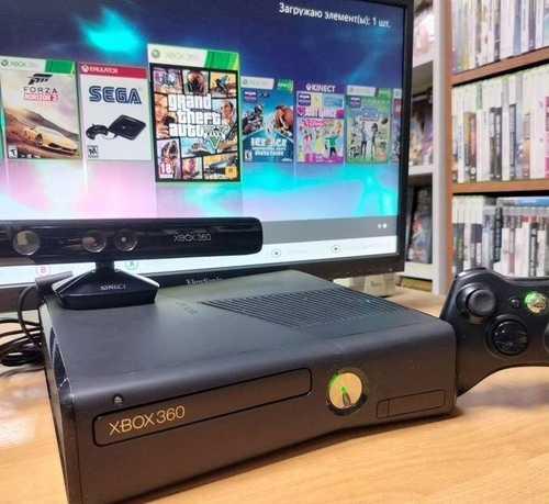 Xbox 360S 250Gb FreeBoot Геймпад Kinect 40 Игр