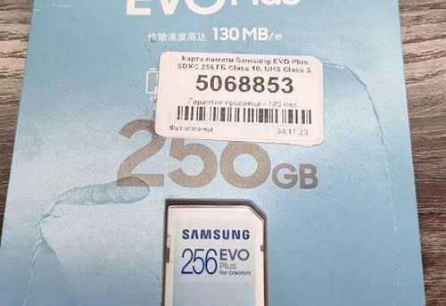 Samsung EVO Plus sdxc 256 гб (MB-SC256K/CN)