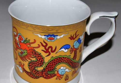 Чашка Elan Gallery с драконами