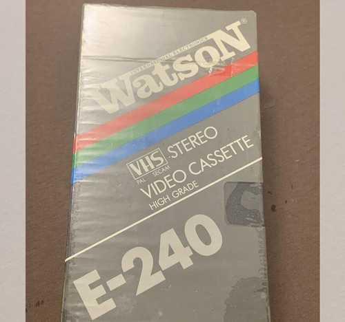 Новые VHS Watson.2шт