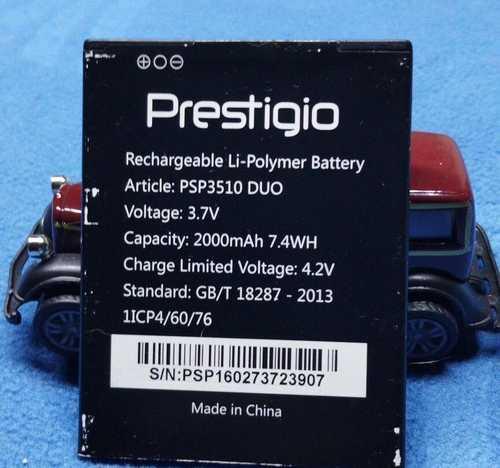 Prestigio Wize G3. PDP3510 Duo. Аккумулятор. Ориг