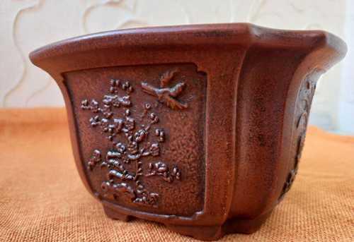 Керамический горшок для бонсай, цветов