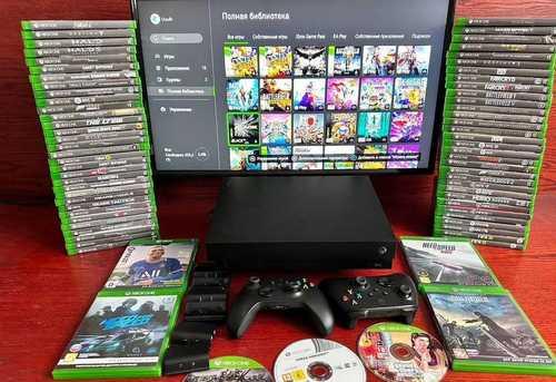 Xbox One X + 310 игр