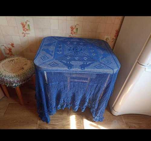 Вязаная скатерть крючком
