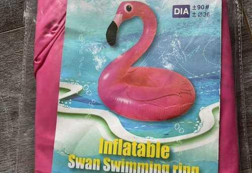 Круг плавательный Надувной фламинго