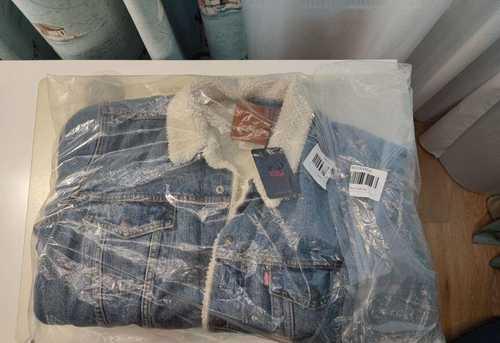 Куртка мужская, джинсовая, Levi's шерпа tracker
