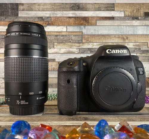 Фотоаппарат Canon EOS 7D kit EF 75-300 f/4-5.6 III