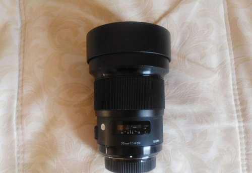 Sigma 20mm f/1.4 Art Nikon