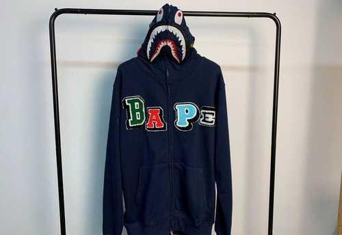 Худи Bape т.синее