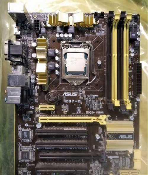 Мат плата ASus Z87-C