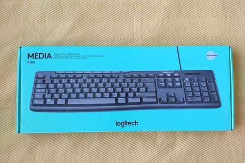Проводная клавиатура Logitech K200