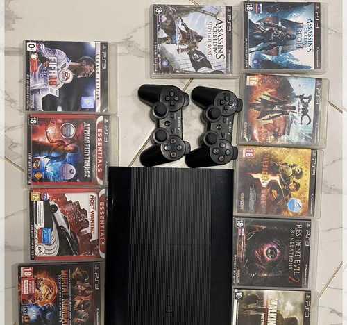 Sony playstation 3 super slim 500gb прошитая