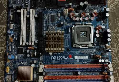 Материнская плата gigabyte GA-8I915G-MF 4DDR