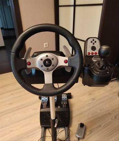 Руль Logitech G25 + Стойка Wheel Stand Pro