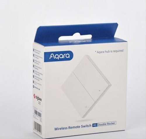 Двухклавишный выключатель Aqara Wireless Switch H1