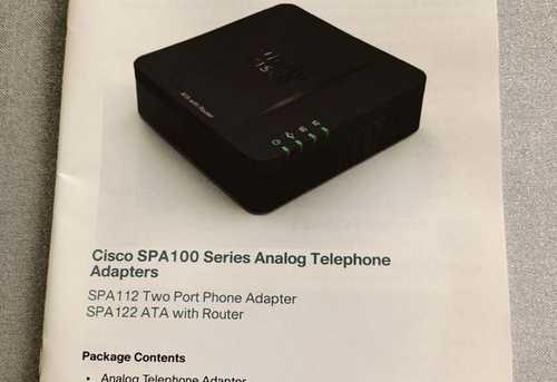 Адаптер для VoIP-телефонии Cisco SPA112 black